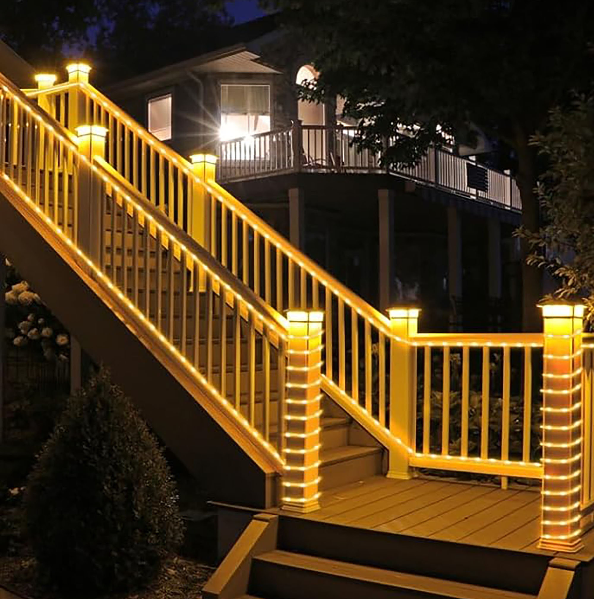 The Holiday Aisle® 184FT 1000LED Rope Lights Outdoor, LED Rope Lights ...