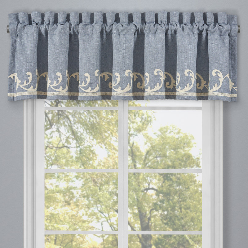 Five Queens Court Augusta Window Straight Valance & Reviews | Wayfair