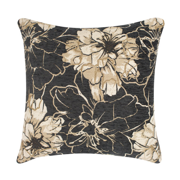 Millano Home Millano Collection Frolic Coal Luxury Square Pillow Cover ...