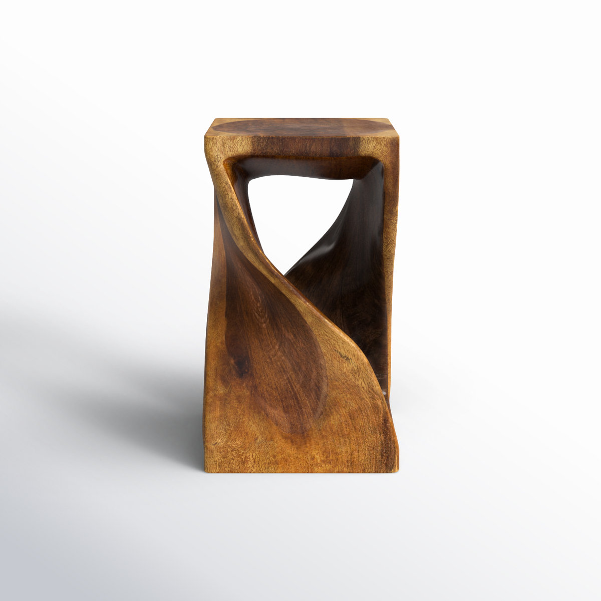 Lark Manor™ Amardev Solid Wood Abstract End Table & Reviews | Wayfair