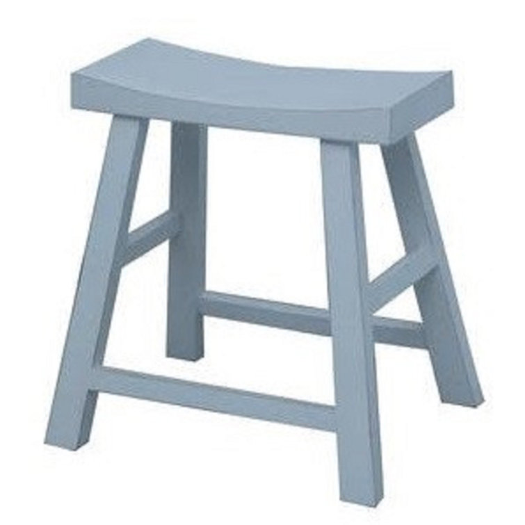 World Menagerie Mayers 50cm Tall Solid Wood Stool | Wayfair.co.uk