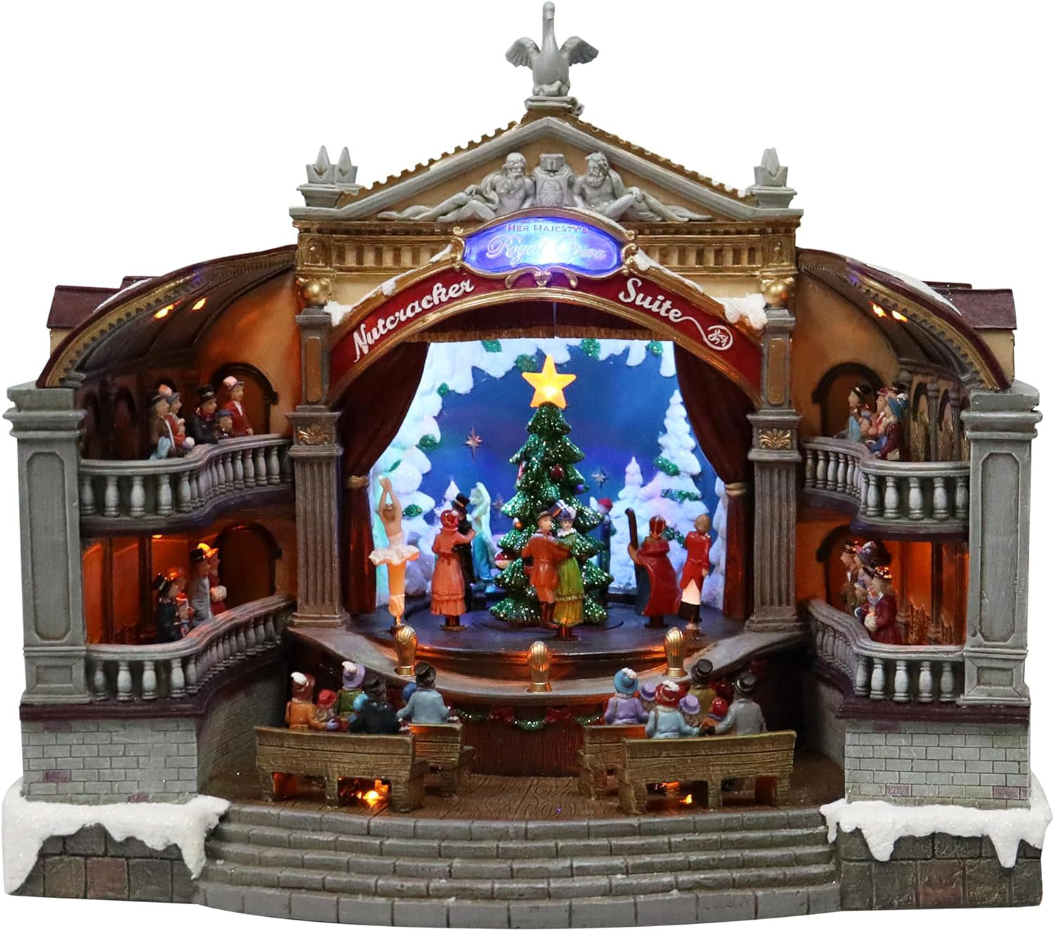 Moments in Time 13.39“H Animated Opera House (Tree & Dancers) - LED, 8 ...