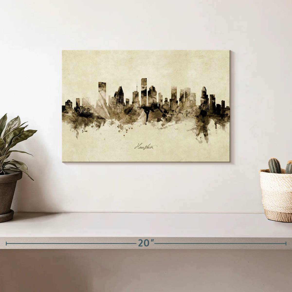 Latitude Run® Houston Texas Skyline V | Wayfair