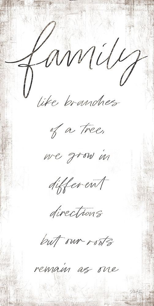 Trinx Family - Like Branches Of A Tree Poster Print By Marla Rae (12 X ...