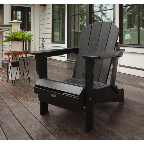 Farmhouse & Rustic Black Adirondack Chairs | Birch Lane