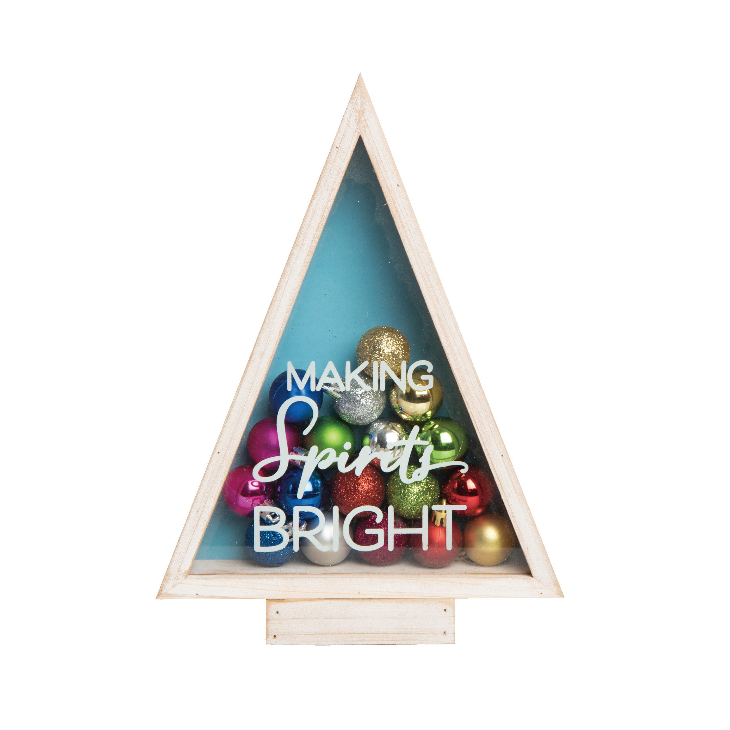 The Holiday Aisle® Christmas Holiday Ornament Shadow Box Decor | Wayfair