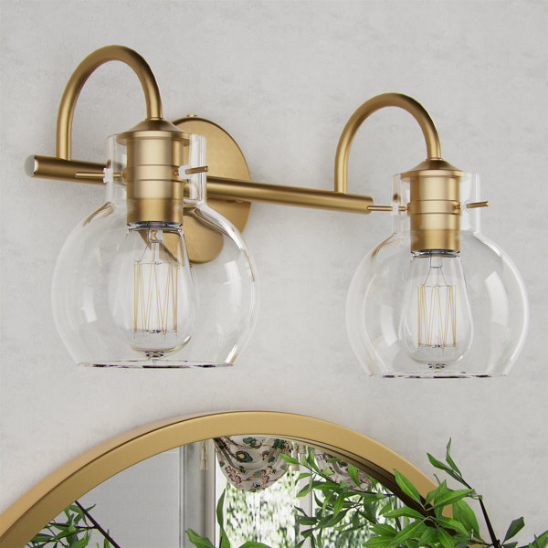 2 Light Bathroom Vanity Lighting You'll Love - Wayfair Canada
