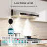 Iamsii 30 Inch Under-cabinet Range Hood - 900 Cfm Strong Suction, Voice ...