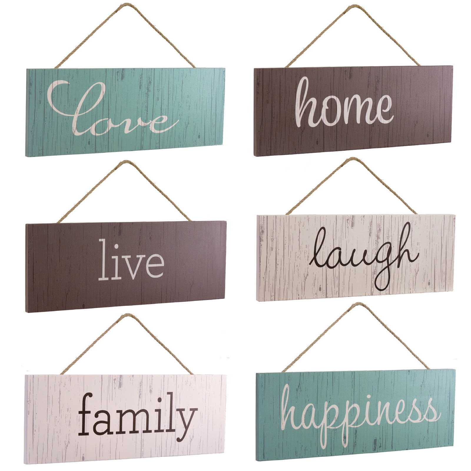 Excello Global Products Sawtooth Hanging Sign (Home, Family, Love ...