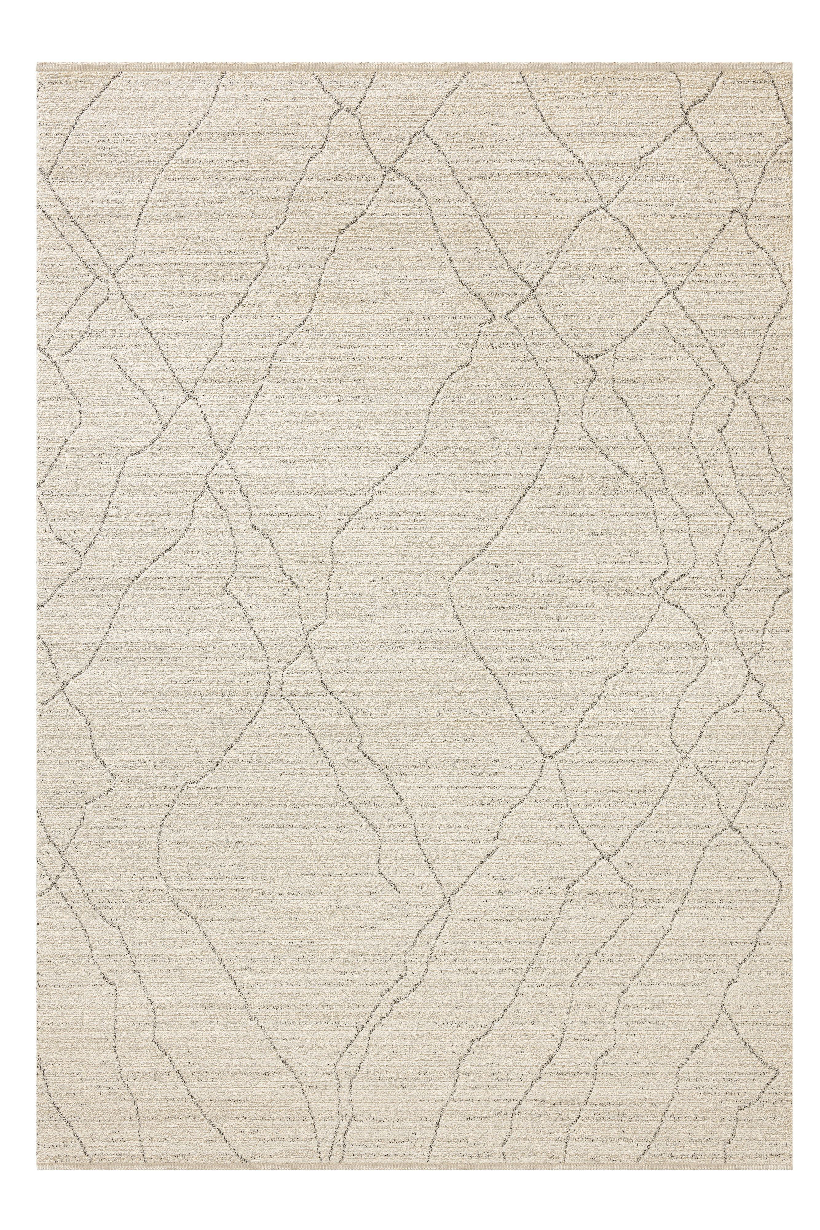 Union Rustic Maresia Wavy Area Rug, Ivory | Wayfair