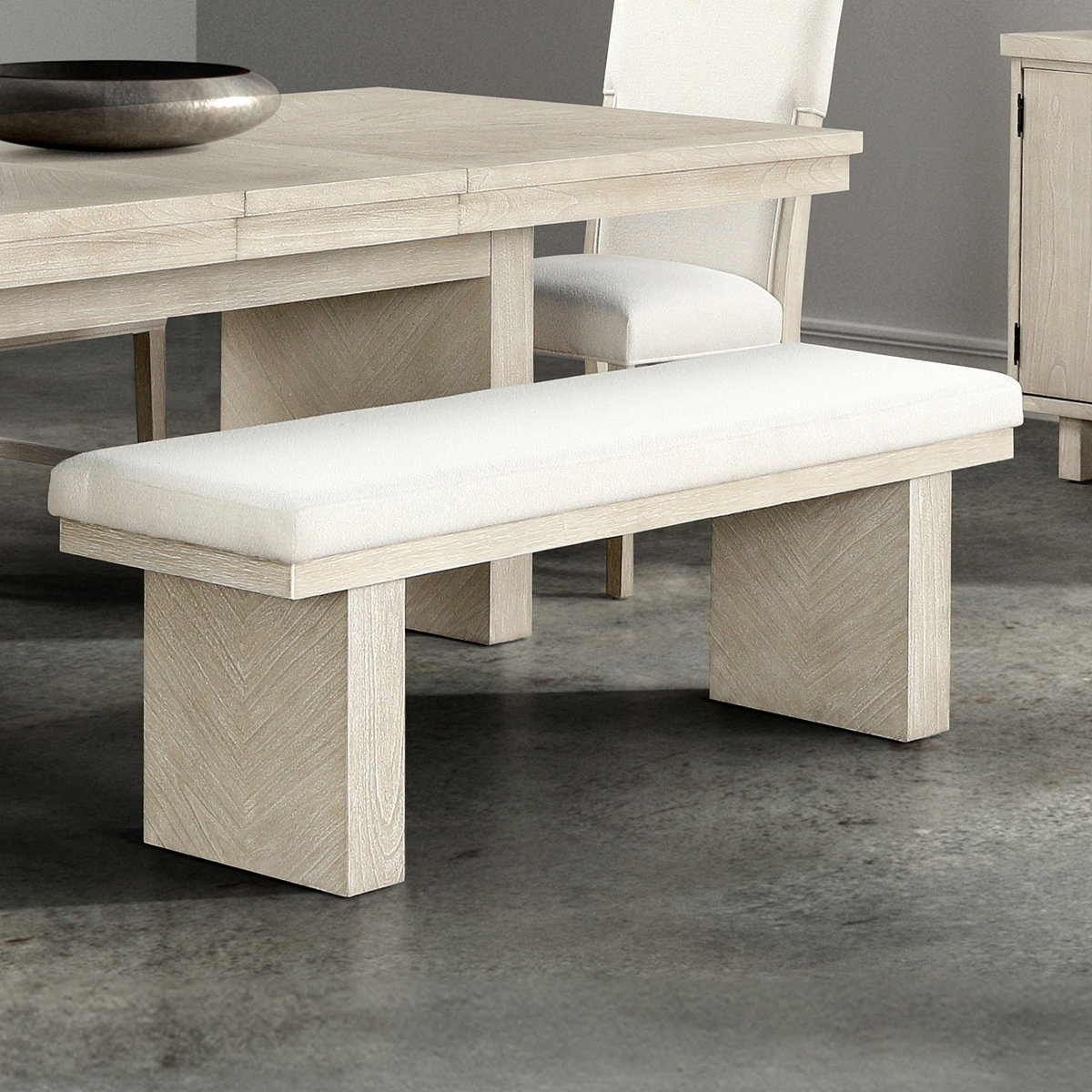 One Allium Way Modern Farmhouse Design 1Pc Bench Plinth Base English ...