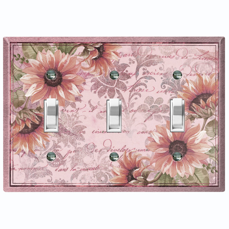 WorldAcc Metal Light Switch Plate Outlet Cover (Blood Orange Sun ...