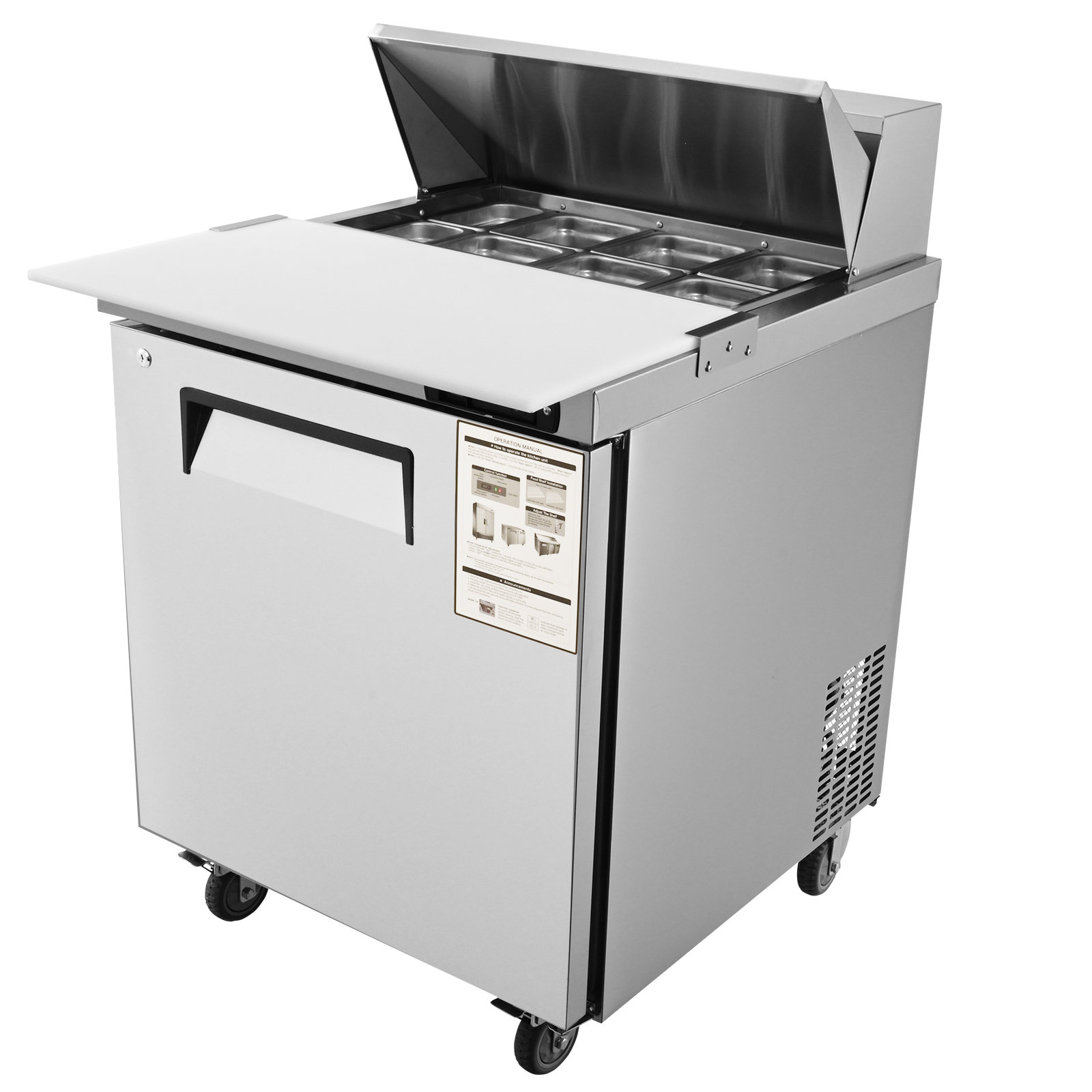 VEVOR 7.42 Cubic Feet Prep Refrigerator - 28'' | Wayfair