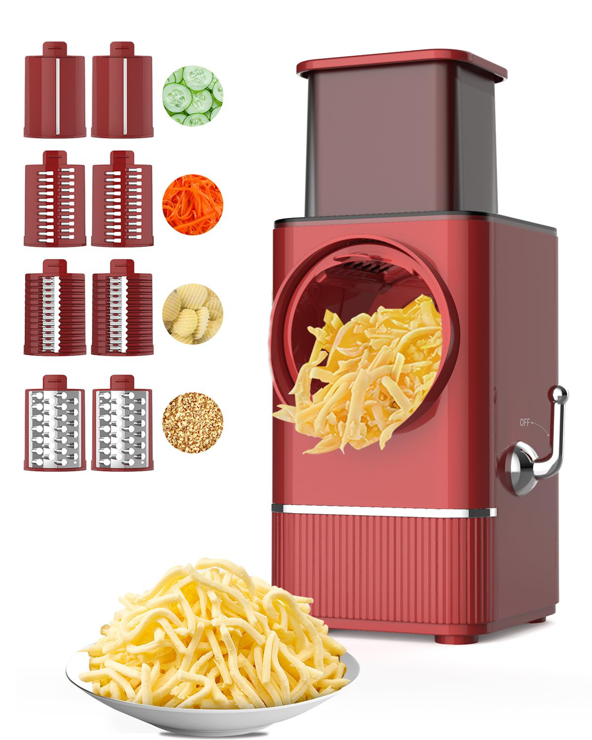 EDGAR'S FURNITURE MANUFACTURING INC Electric Cheese Grater Salad Maker ...