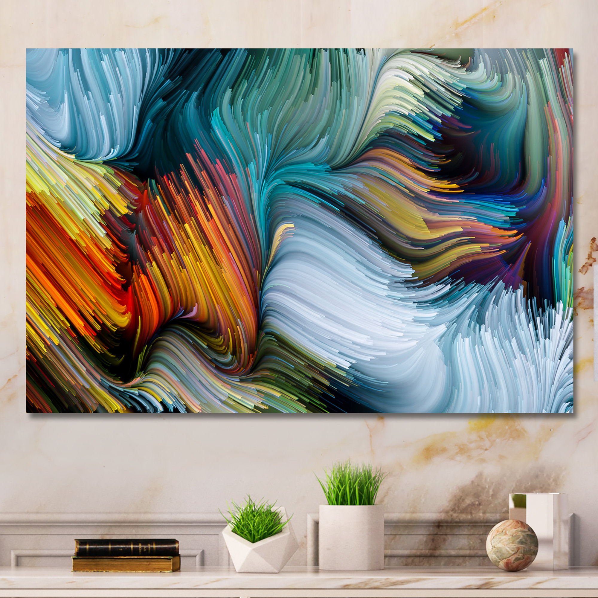 Wrought Studio™ Voyages To Inner World Orange Spiral Abstract Iv ...