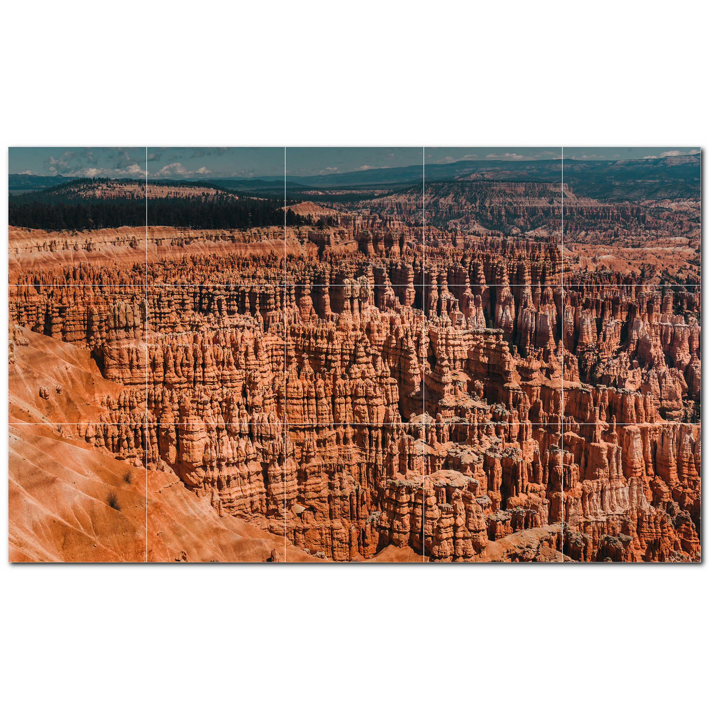 Picture-Tiles.com 30" x 18" Ceramic Canyon Photo Decorative Mural Tile ...