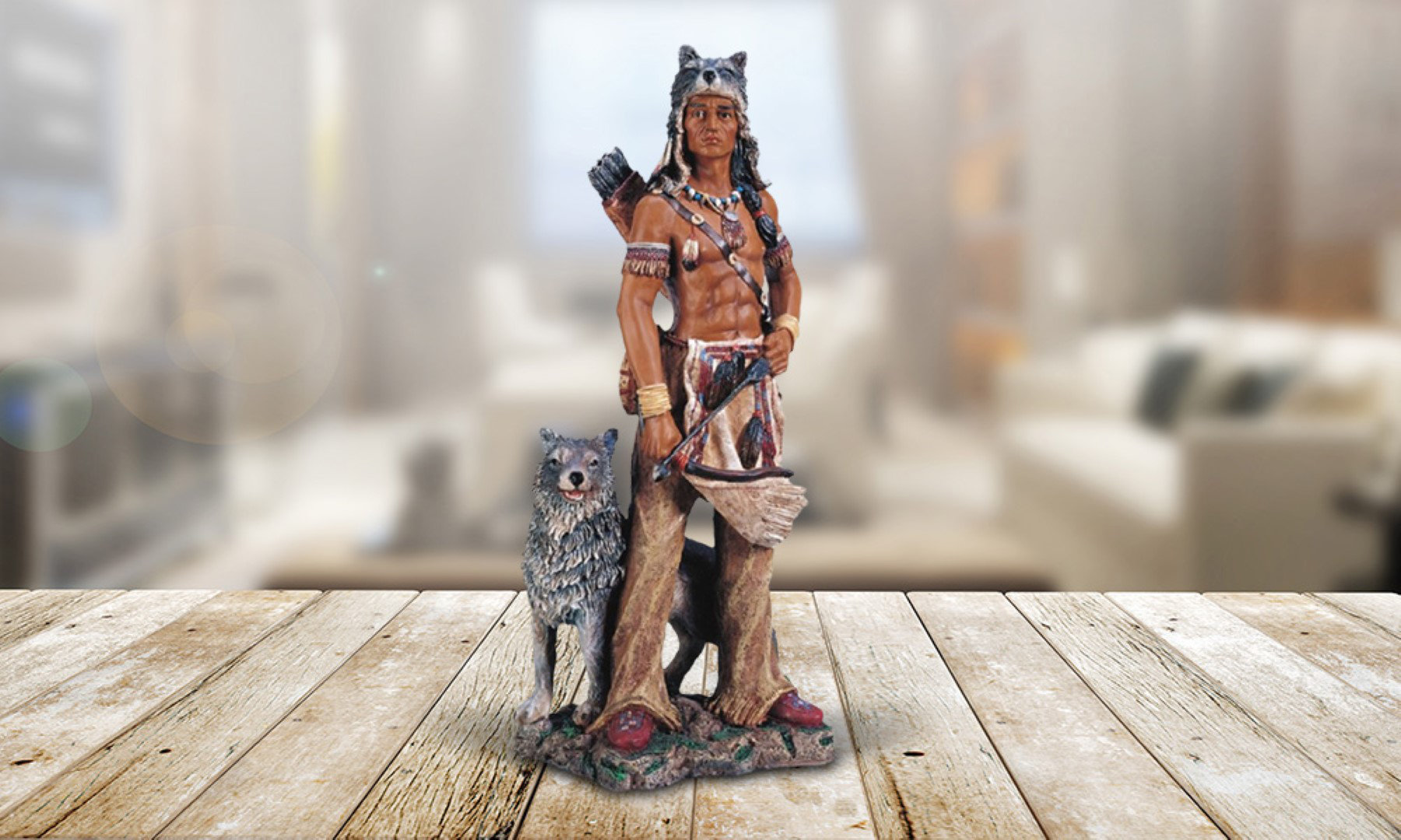 native american wolf warrior