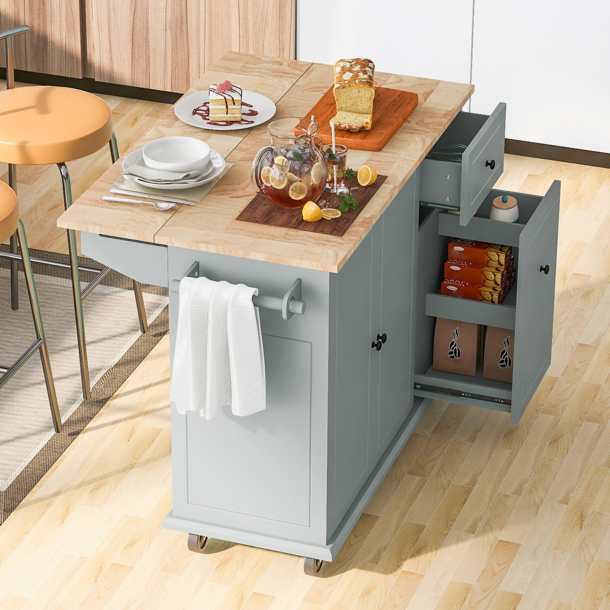 Lark Manor Kitchen Island - Wayfair Canada