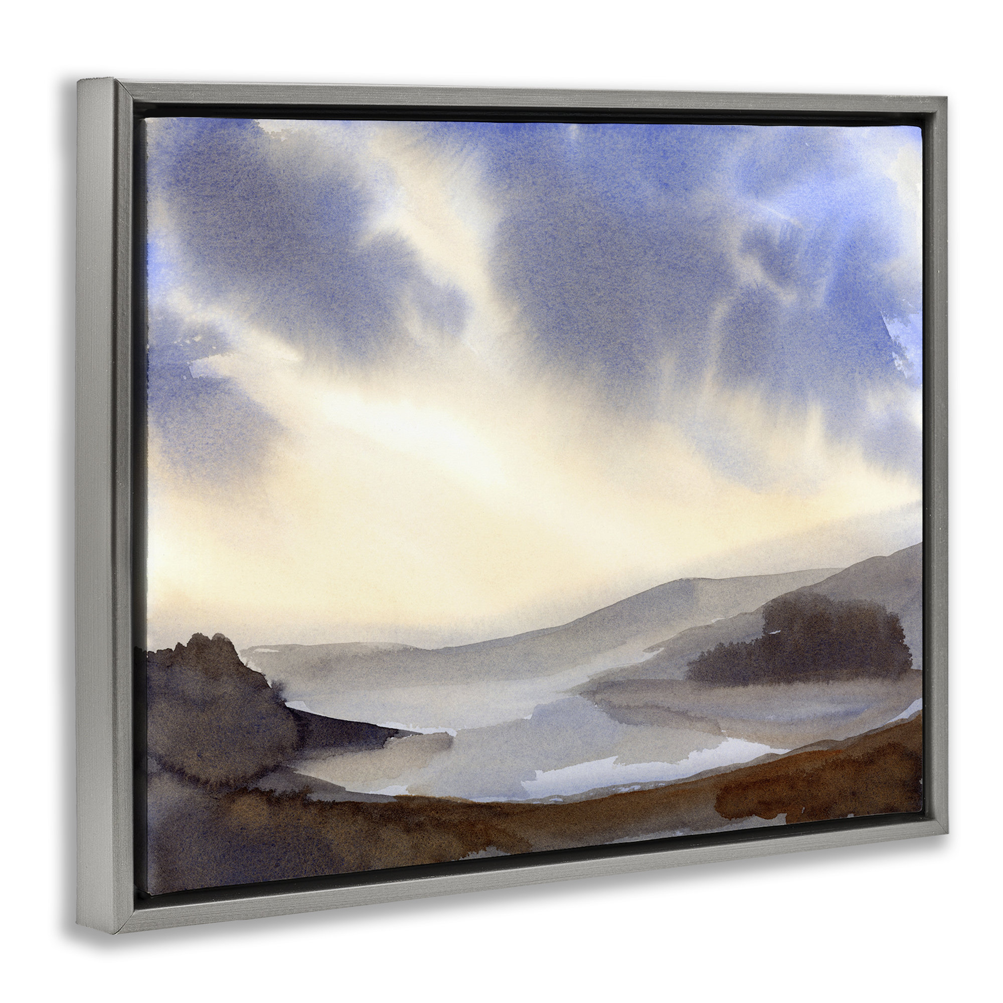 Latitude Run® Dreamy Bay Inlet Horizon Floating Frame, design by Ashley ...