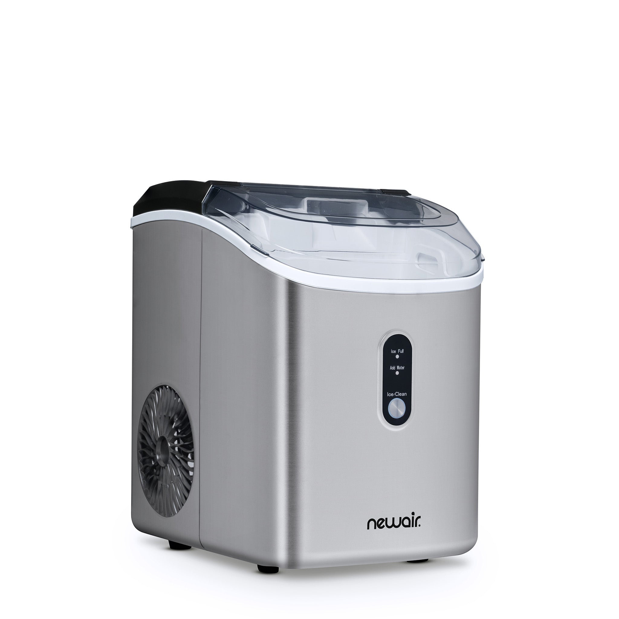 Newair 26 lbs Countertop Nugget Ice Maker, Sonic Ice Machine with Self ...