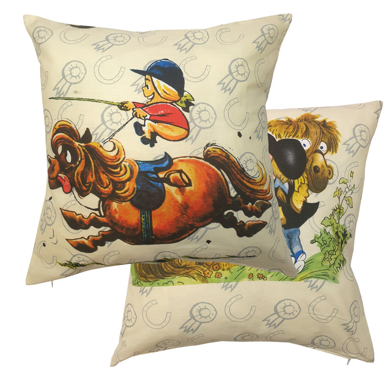 Brambly Cottage THELWELL ANTICS DES 5 Sumiton Animal Print Square ...