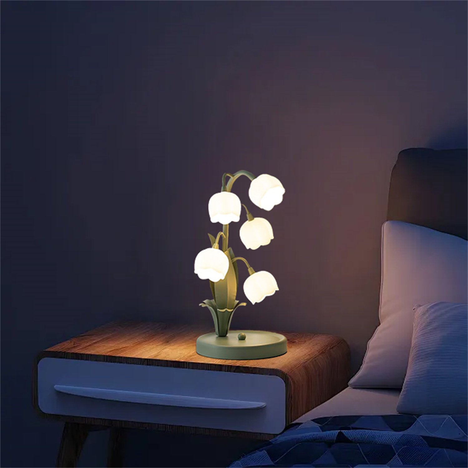 Red Barrel Studio® Vintage Floral Table Lamp | Wayfair