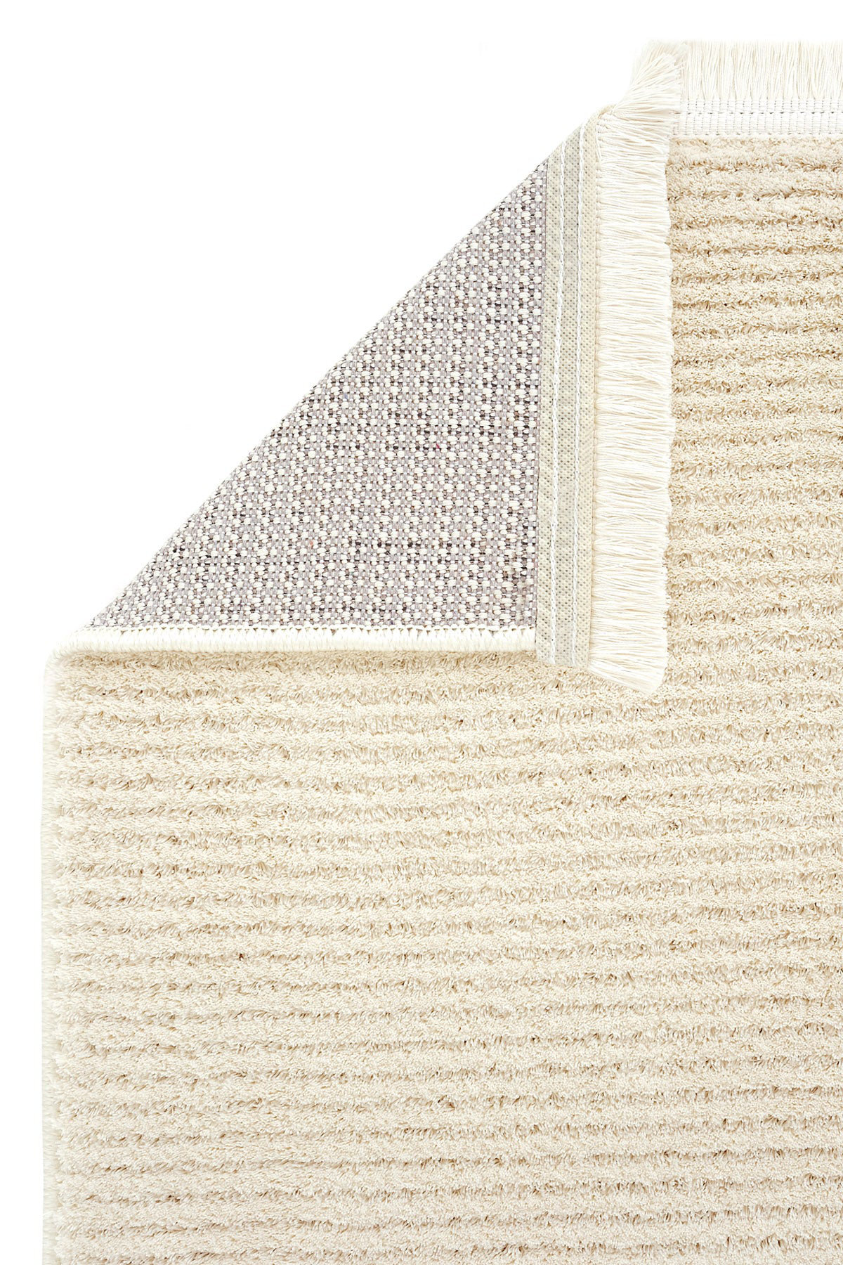 Hokku Designs Pera Cream Soft Textured Modern Cut Pile Rug | Wayfair
