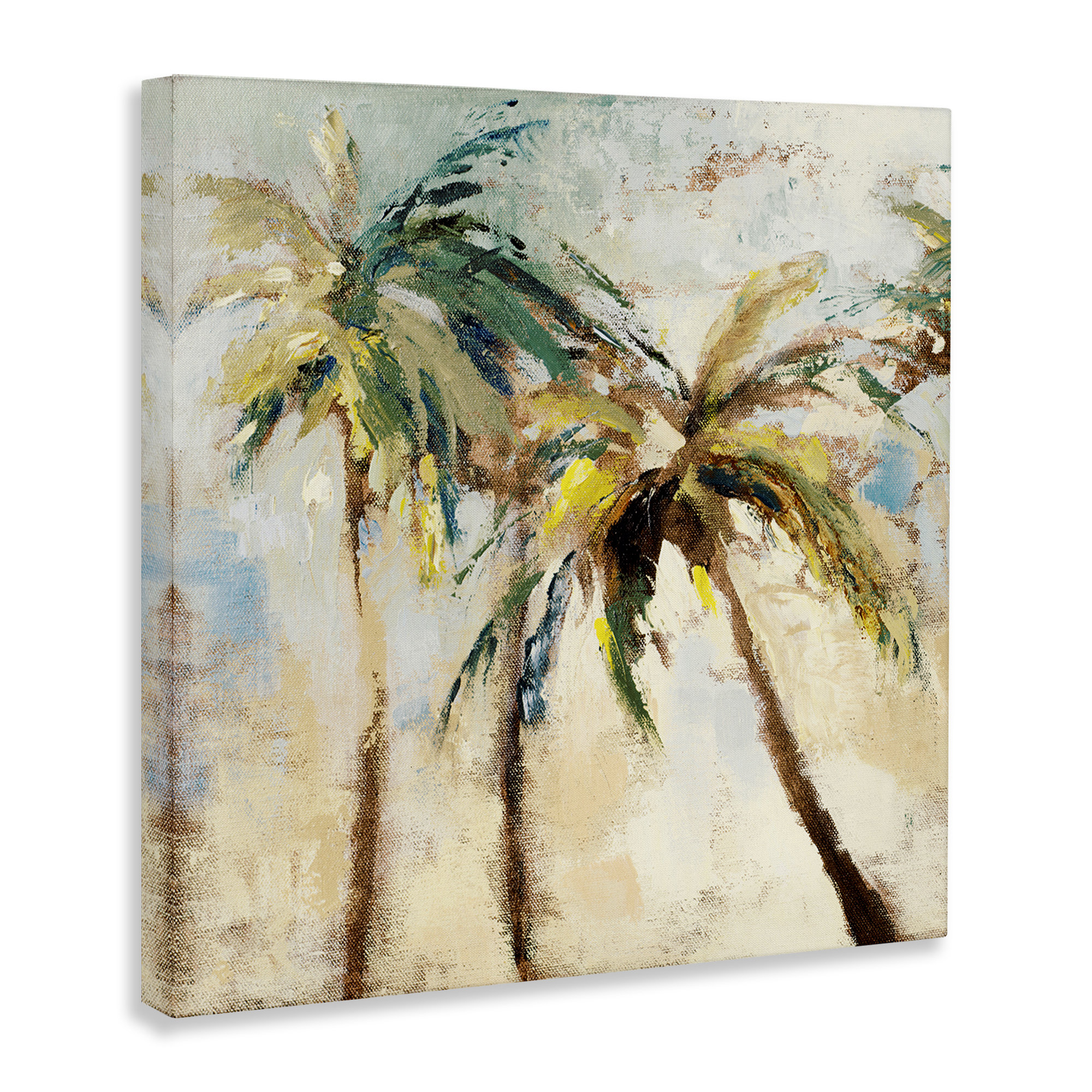 Bay Isle Home™ Tall Palm Trees Abstract Canvas Wall Art by Lanie Loreth ...