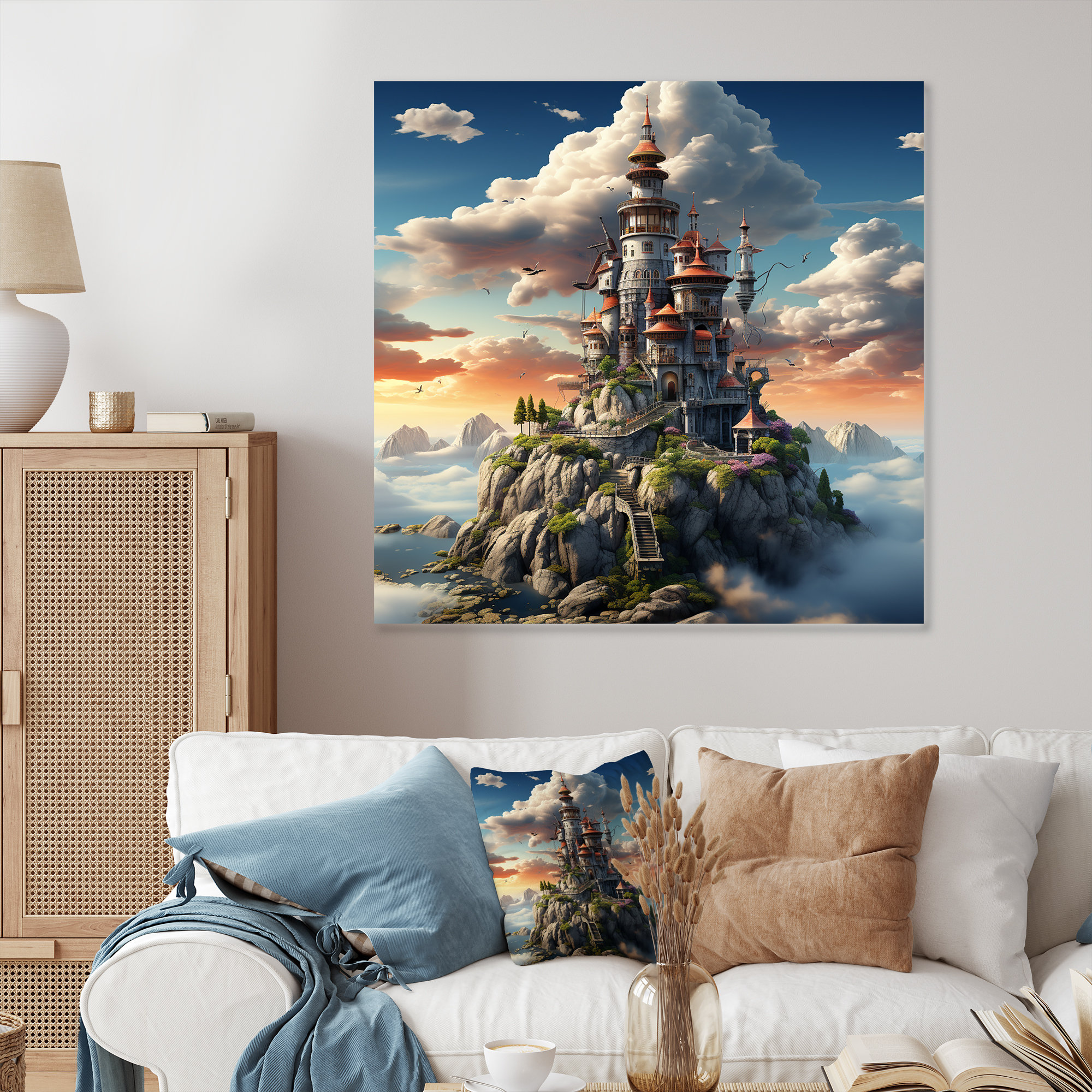 Lark Manor™ Fantasy Wizards Tower II - Fantasy Metal Wall Art | Wayfair