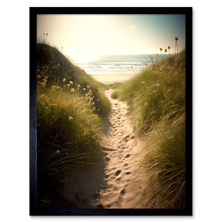 House of Hampton Olmito Summer Beach Path Bright Sunny Sandy Coastal ...