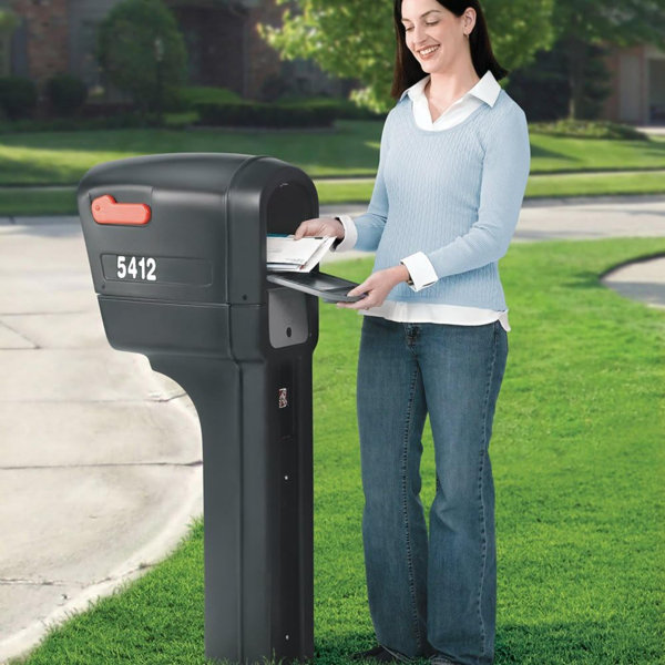 Textiles Hub Mailmaster Plus Mailbox & Post Weather Resistant Large ...