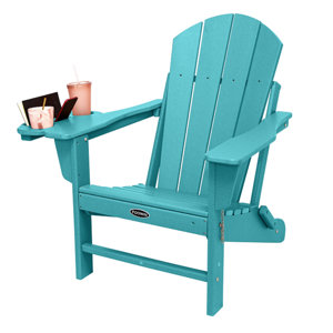 Highland Dunes Garbani Plastic Folding Adirondack Chair & Reviews | Wayfair