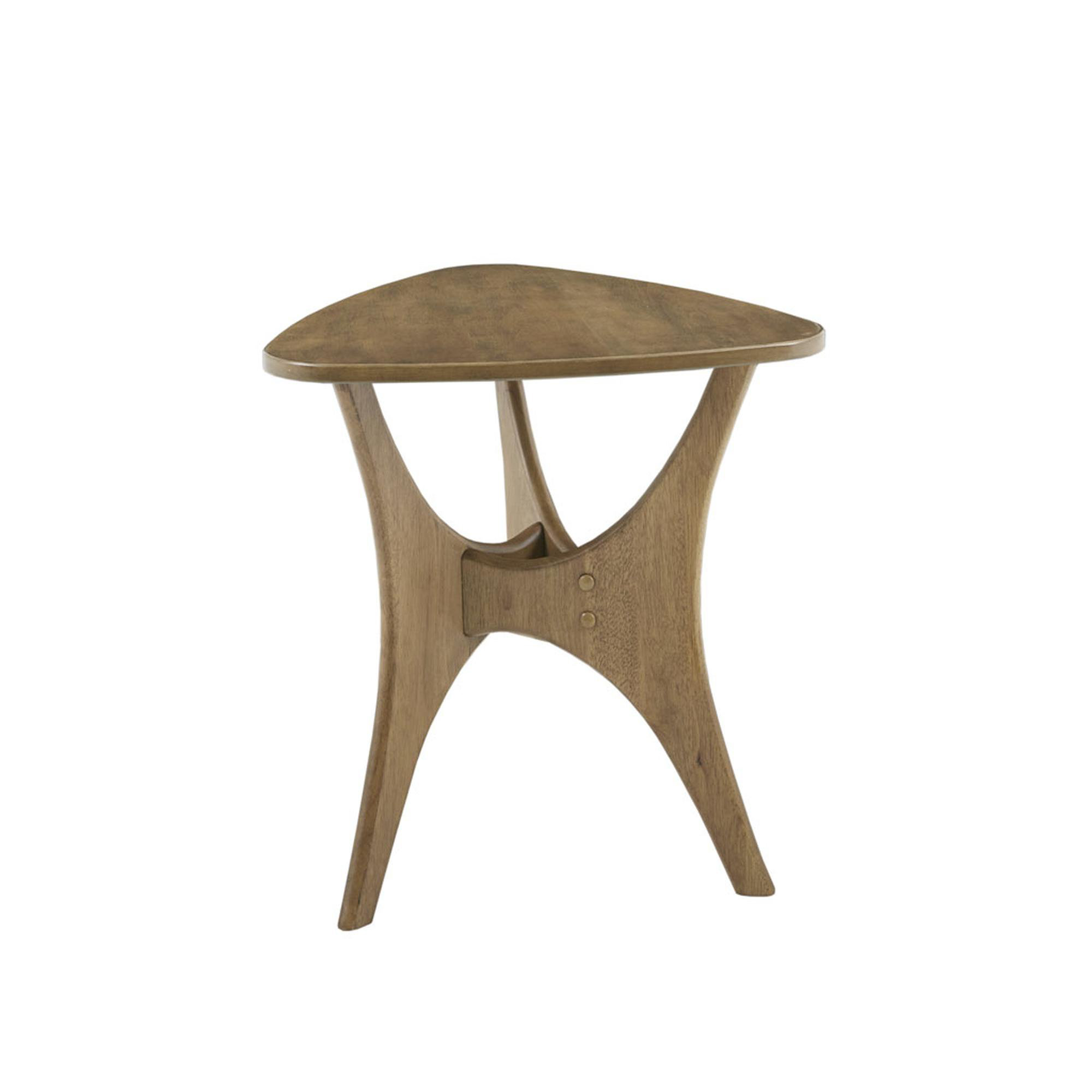Corrigan Studio® Triangle Wood Side Table | Wayfair