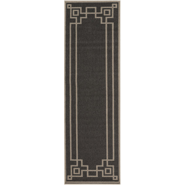 Sol 72 Outdoor™ Amherst Black Indoor/Outdoor Rug & Reviews | Wayfair