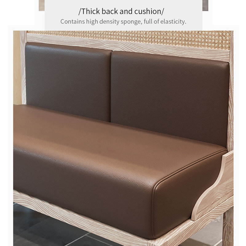 Canadian Linen Bar Restaurant Cafe Sushi Restaurant Bench Faux Leather ...