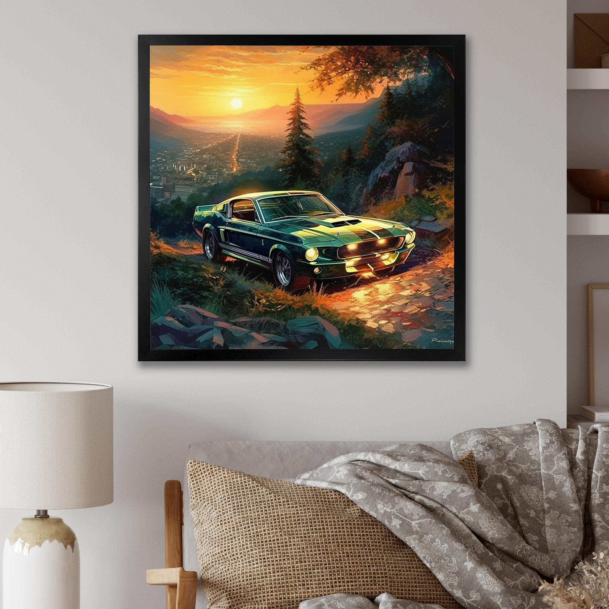 Loon Peak® Muscle Car Late Drives II On Canvas Print | Wayfair
