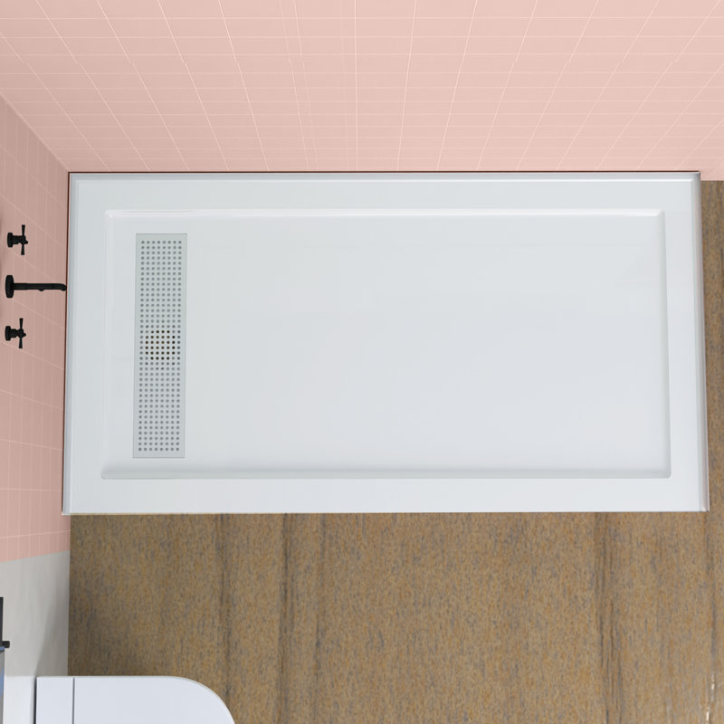 CKB 60'' W 32'' D Rectangle Shower Base & Reviews | Wayfair