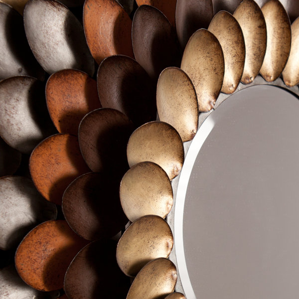 Red Barrel Studio® Round Metal Wall Mirror & Reviews | Wayfair