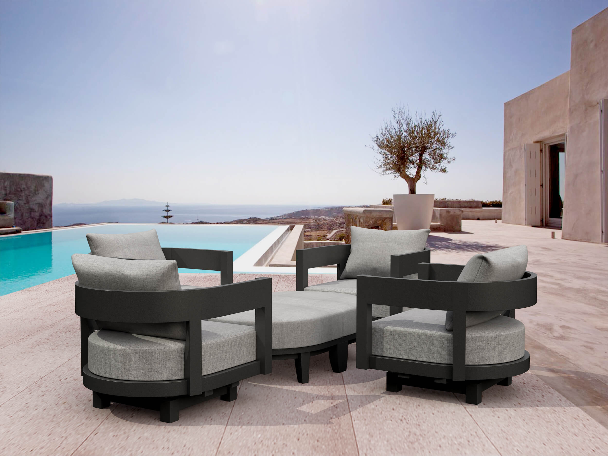 Hokku Designs Masheka 6 Piece Sunbrella Multiple Chairs Seating Group with Cushions | Wayfair