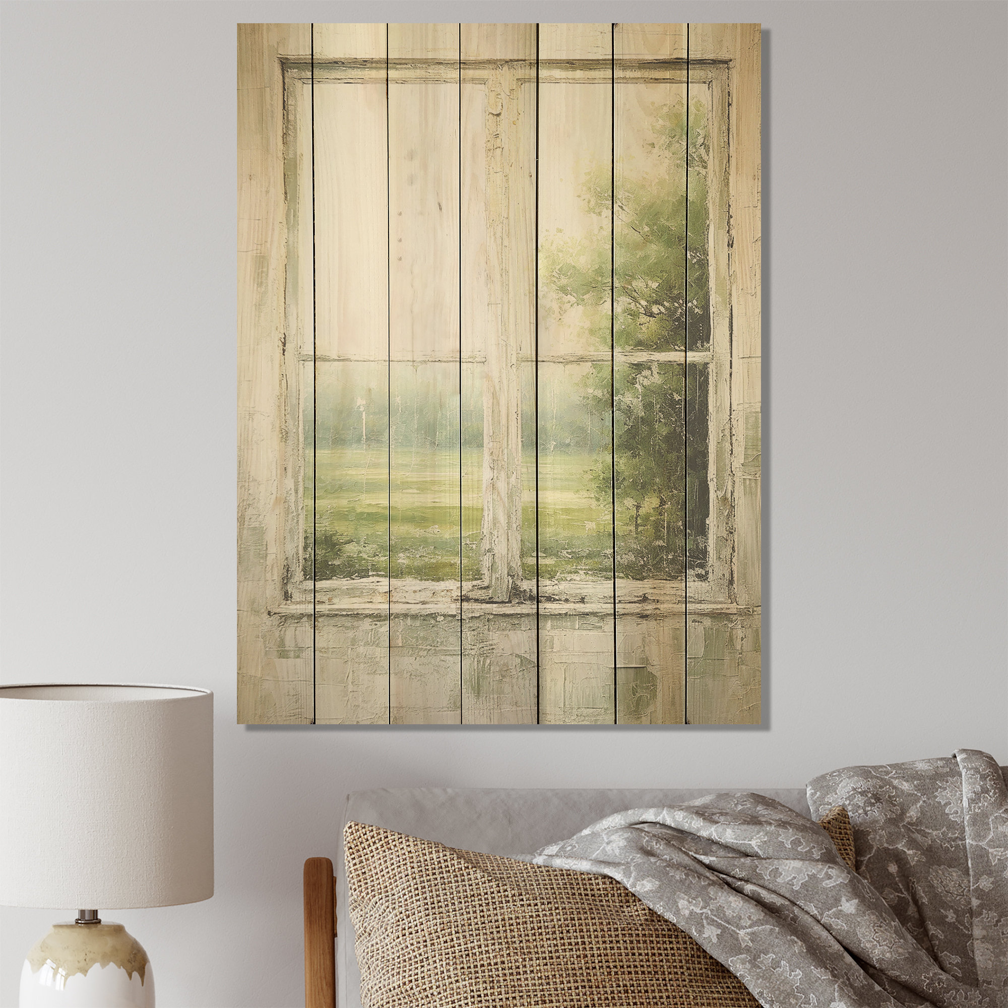 August Grove® Countryside Calm Farm Windows I - Farmhouse Windows On ...