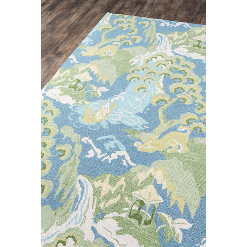 Madcap Cottage by Momeni Embrace Hand Hooked Cotton Floral Rug ...