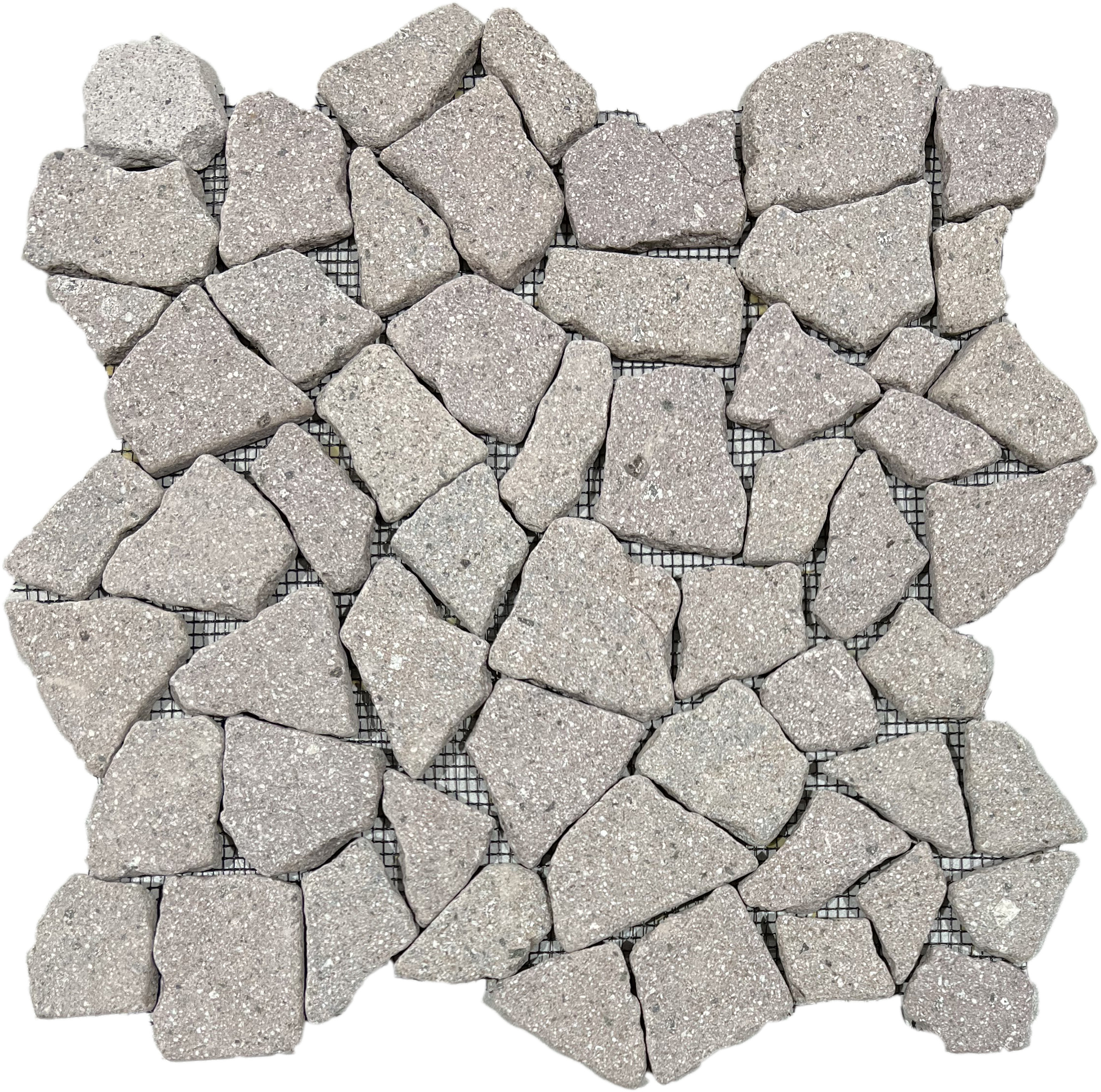SB TILE AND STONE Jupiter Flatt Pebble Natural Stone Mosaic Tile | Perigold