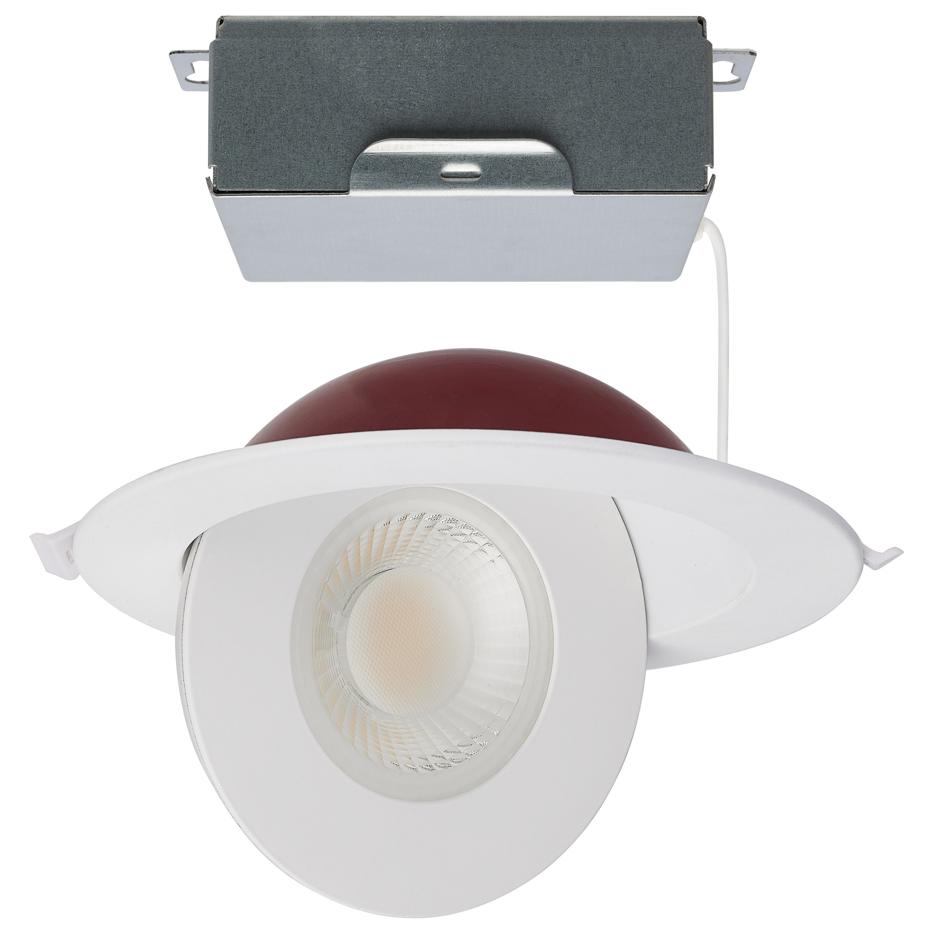 Satco 6" Round Selectable Color Temperature Dimmable Air-Tight IC Rated ...