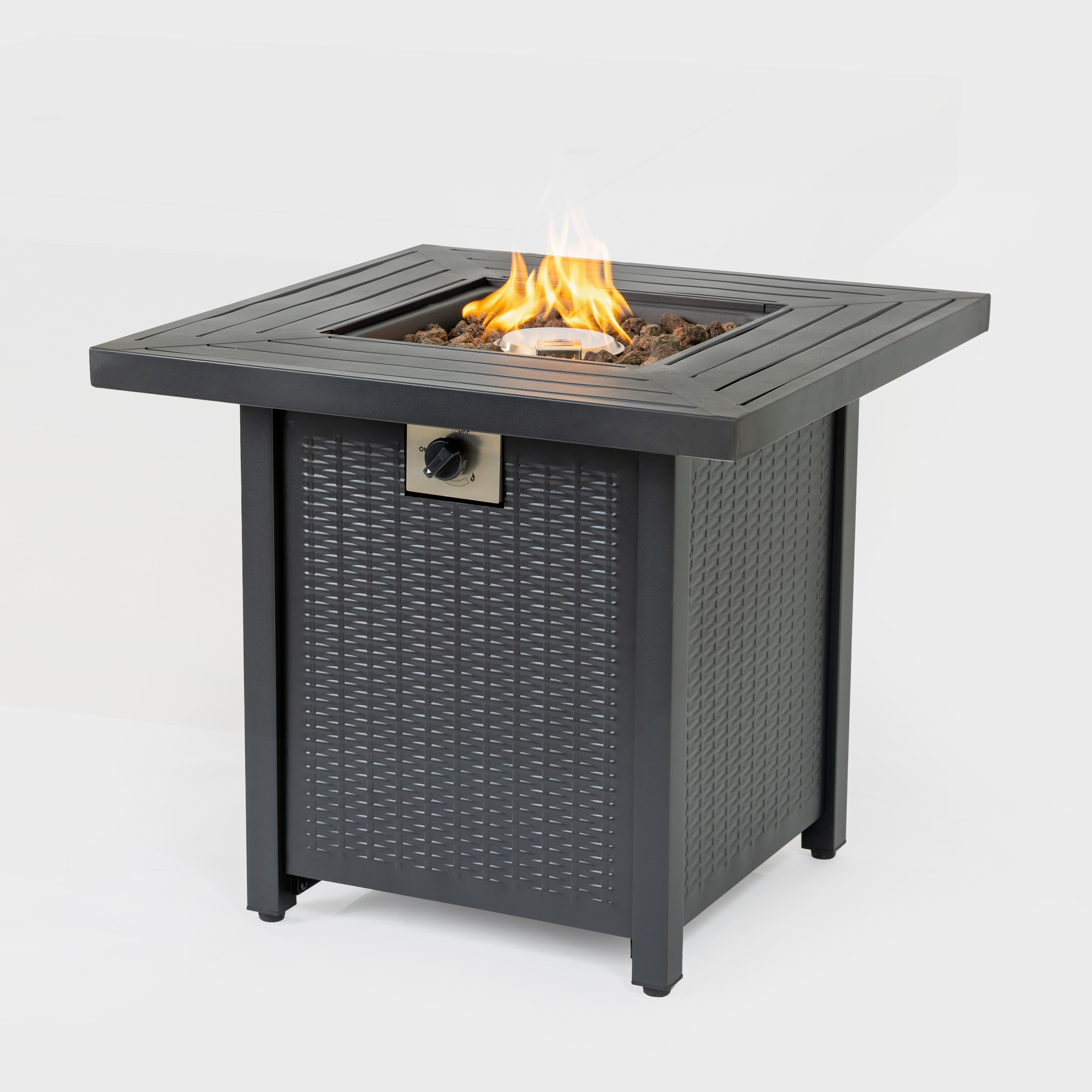 BURDOCK Versatile and Durable Outdoor Propane Fire Pit Table for All ...