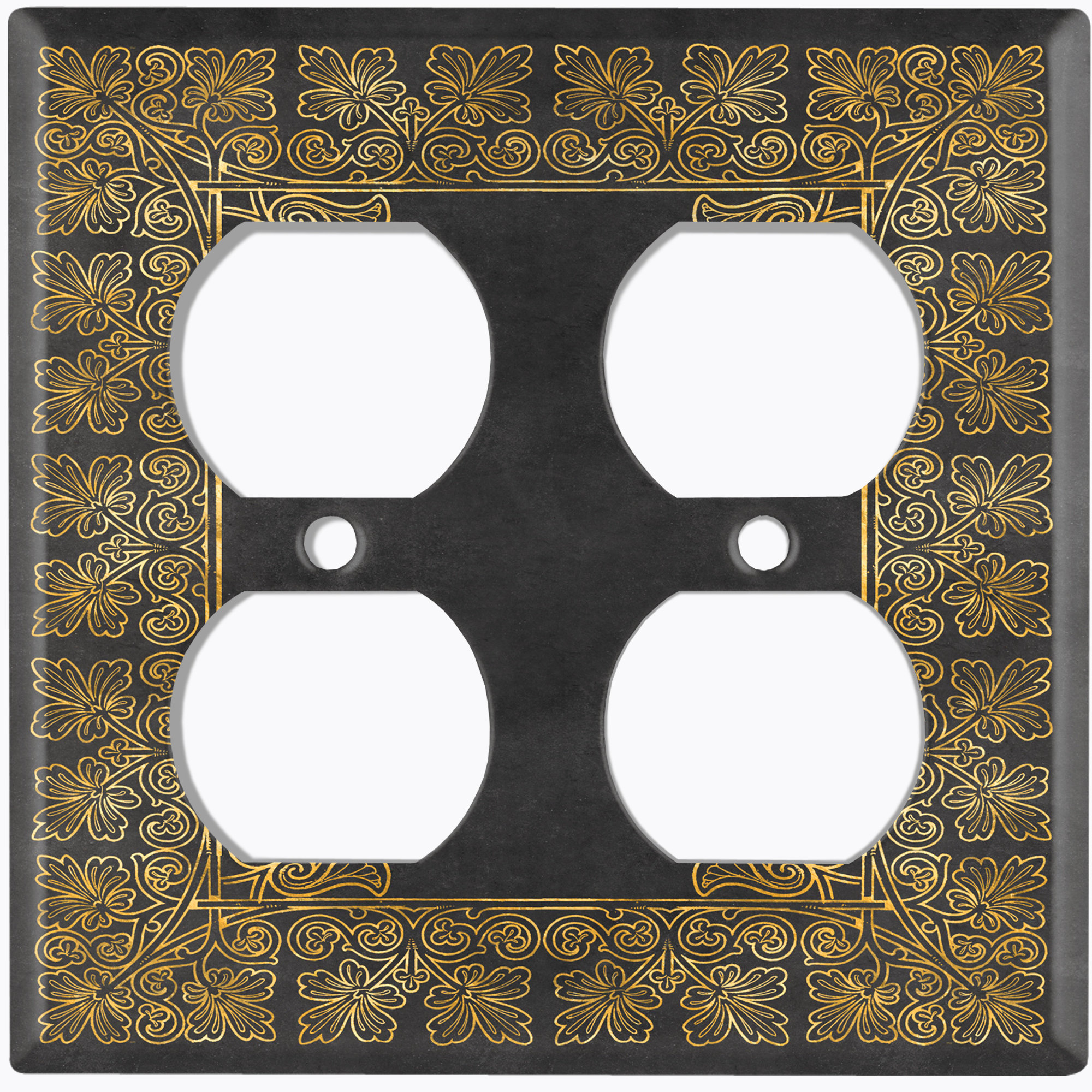 WorldAcc 2-Gang Duplex Outlet Wall Plate | Wayfair