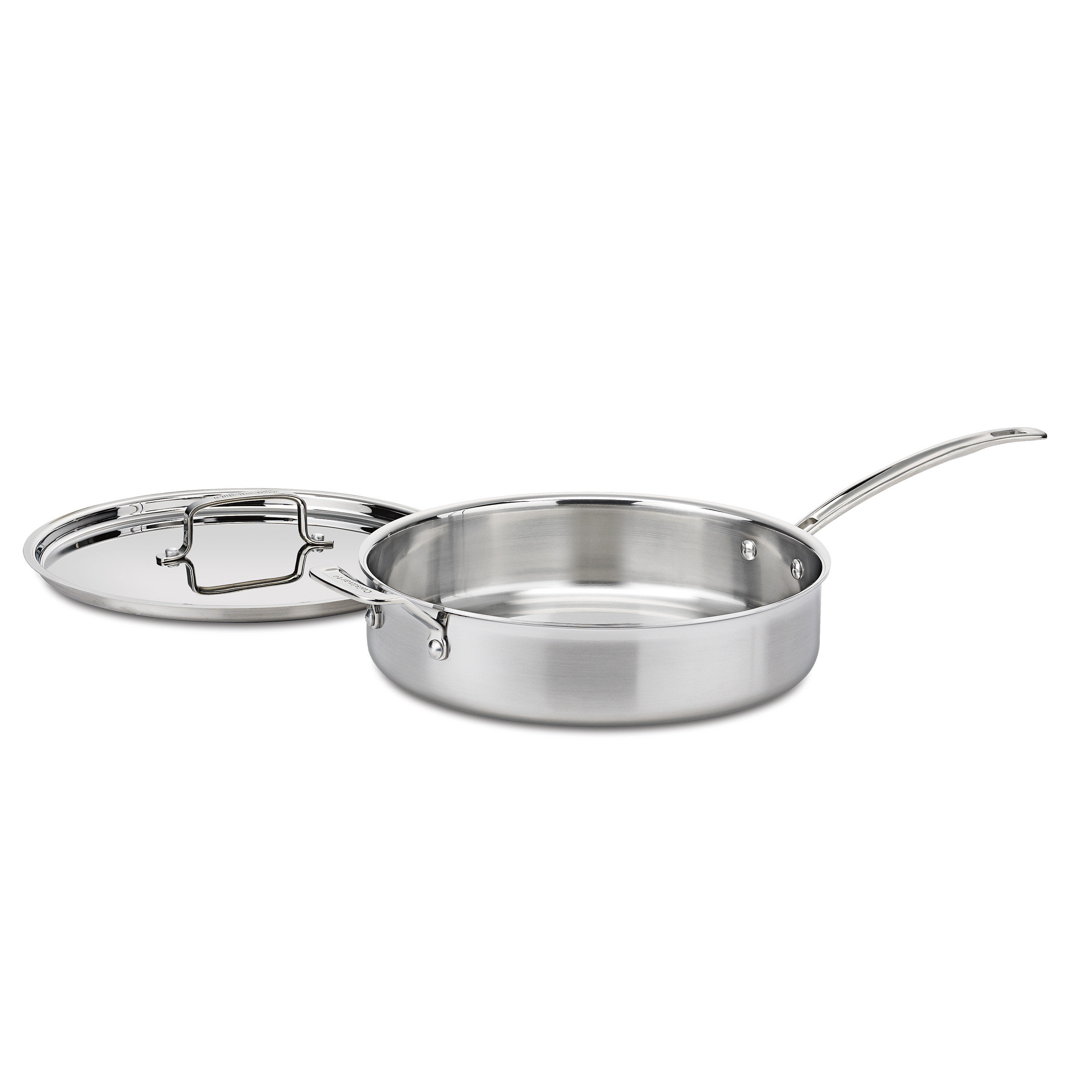 Cuisinart MultiClad Pro Stainless Steel Quart Sauté Pan with Lid ...