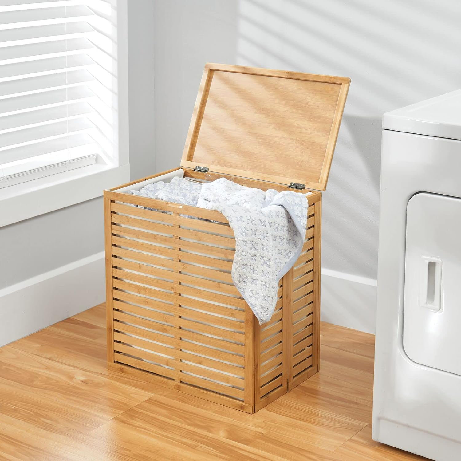Elaine Mercure Bamboo Laundry Hamper | Wayfair