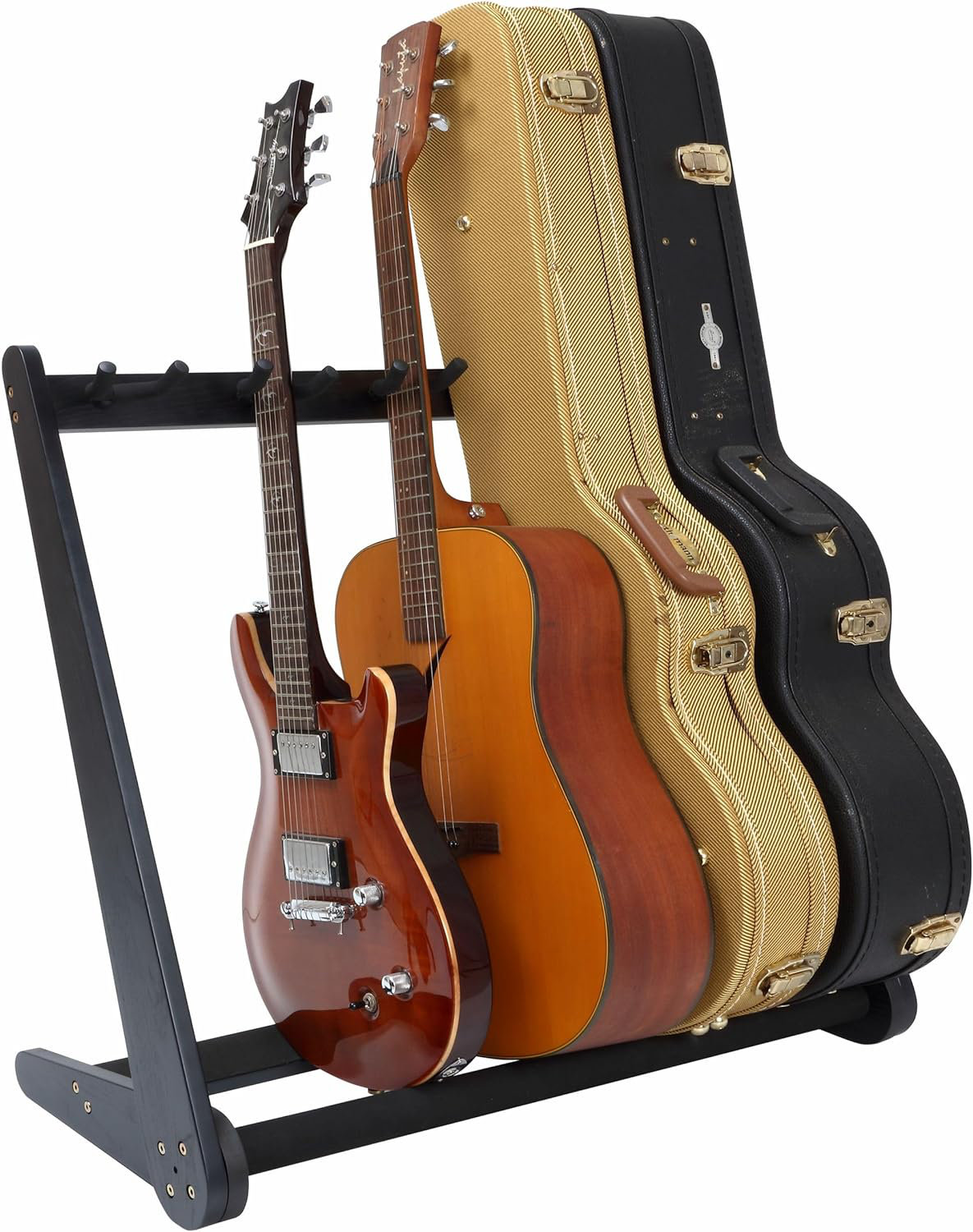 Koala Company Multi-Purpose Guitar Stand 5 Stands Wooden Guitar Stand ...