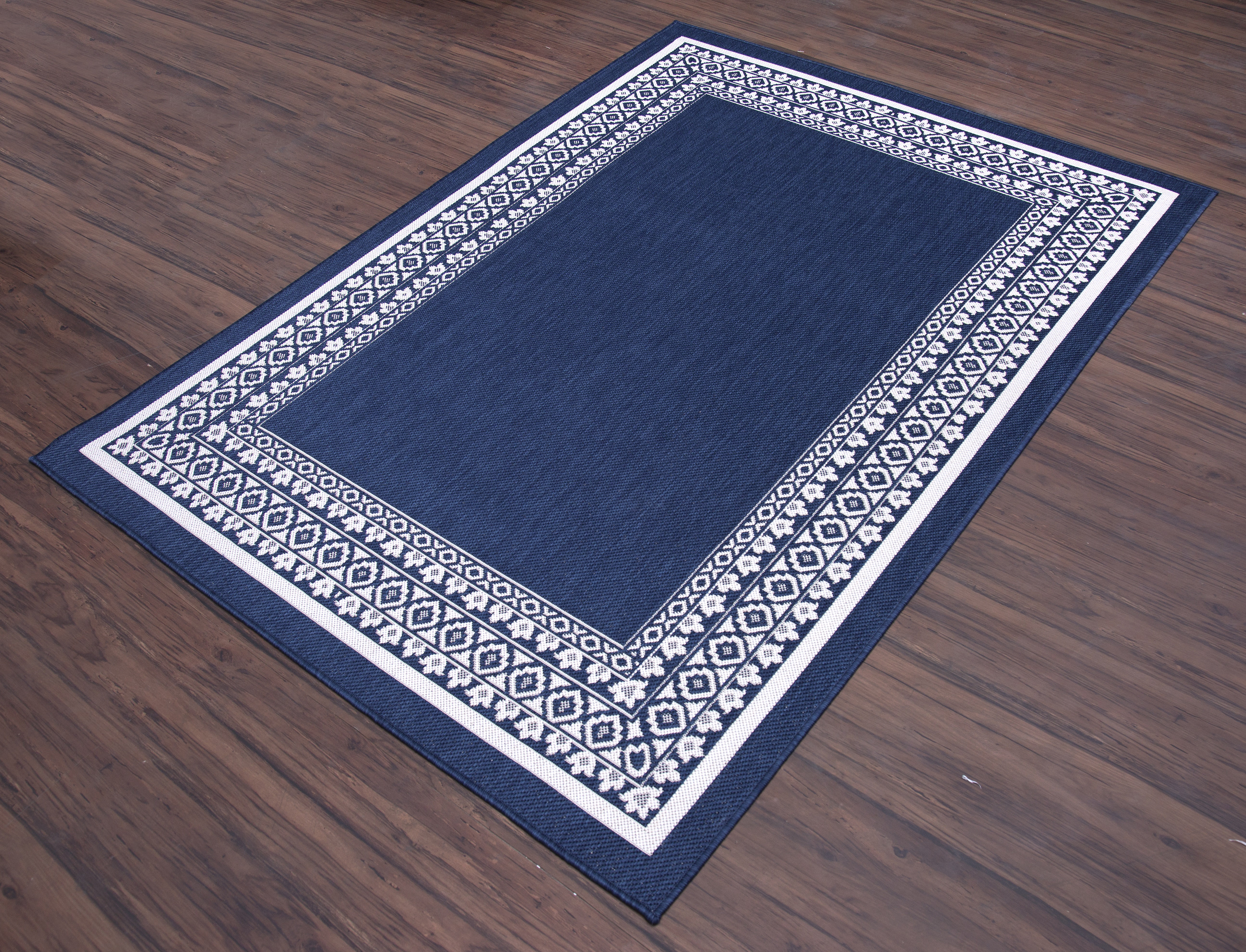 Wildon Home® Pamlico Oriental Blue/White Area Rug | Wayfair