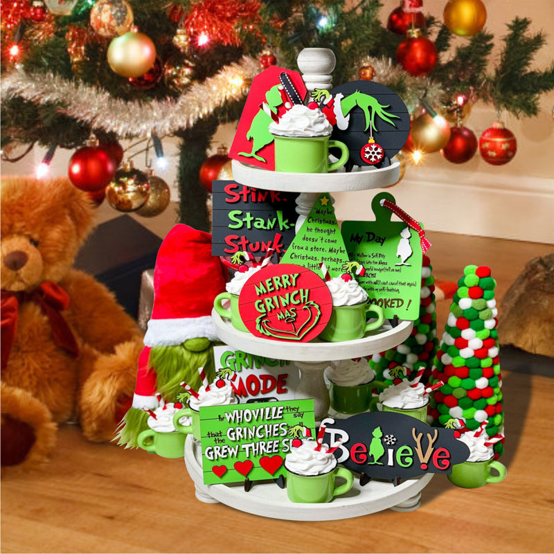 The Holiday Aisle® 9 Pcs Christmas Decorations Accent & Reviews ...